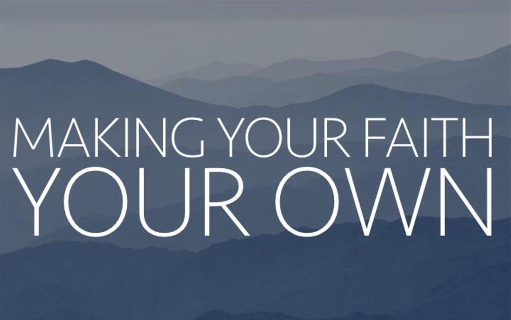 Making Faith in Jesus Your Own – Like Trees Planted